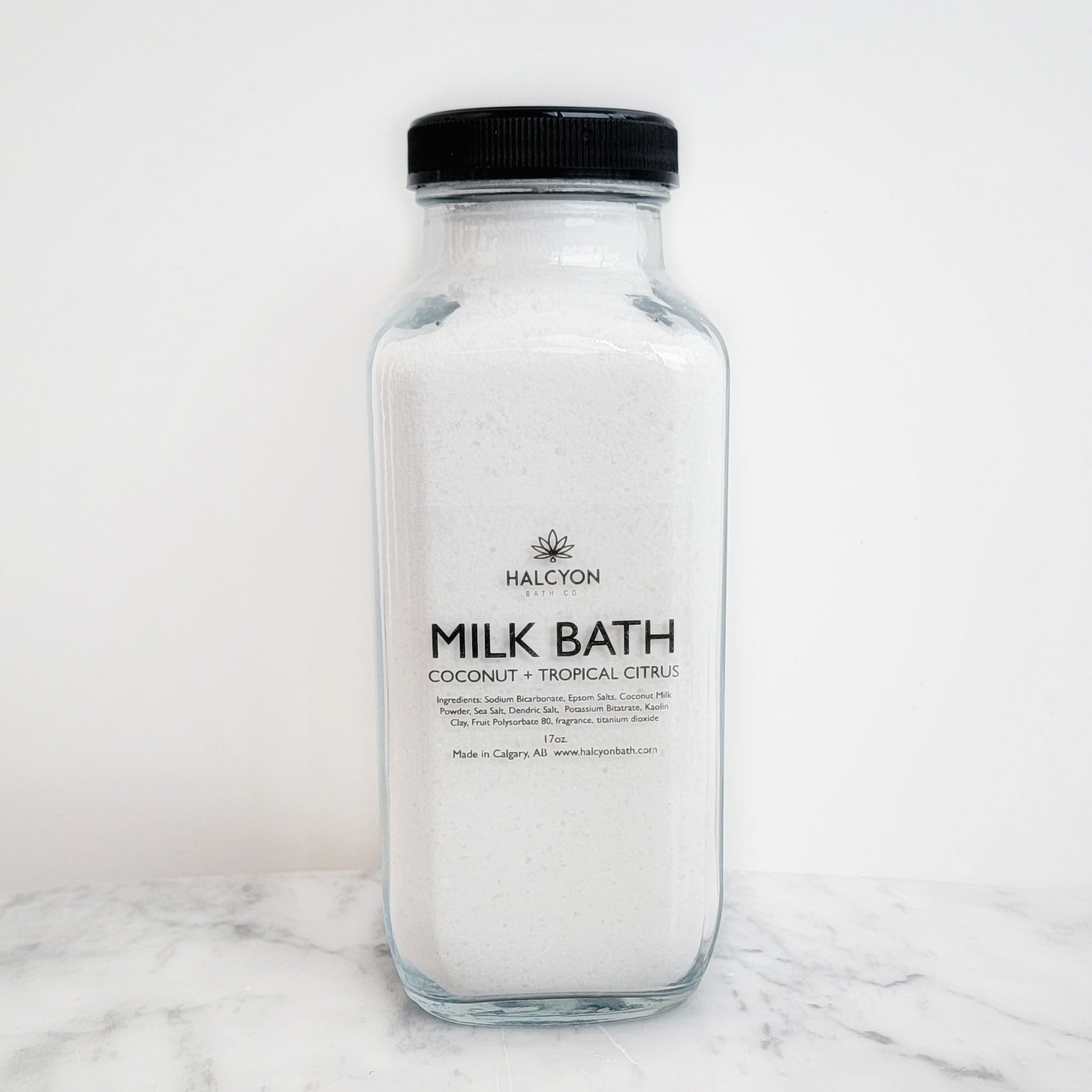 Milk Bath - Coconut Milk & Tropical Citrus Soak 17oz glass bottle ...