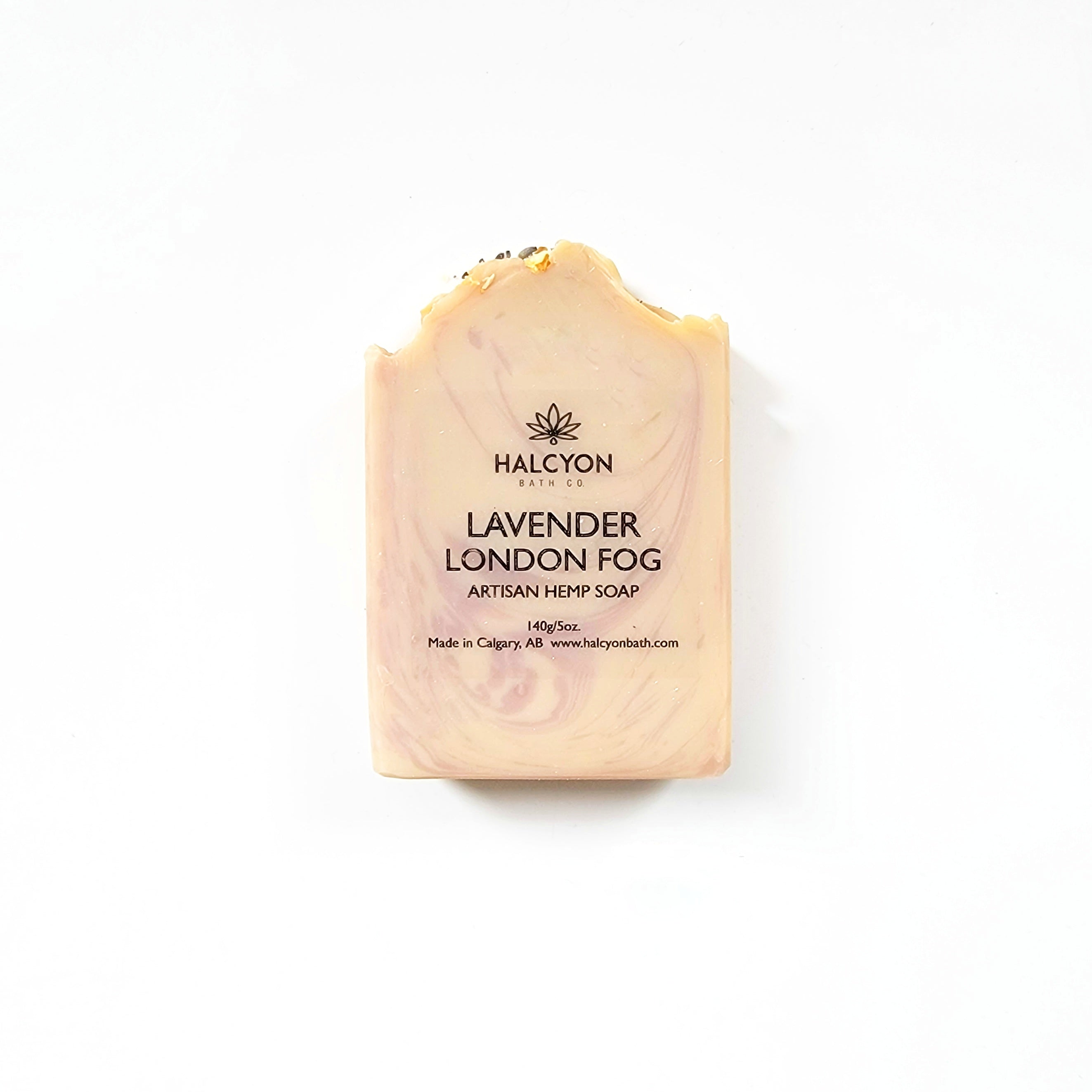 Lavender London Fog Hemp Soap – Halcyon Bath Co.